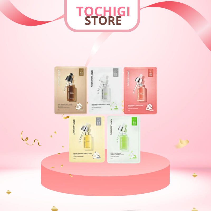 Mặt Nạ Giấy Se Khít Lỗ Chân Lông, Cấp Ẩm CNP Laboratory Red Propolis ...