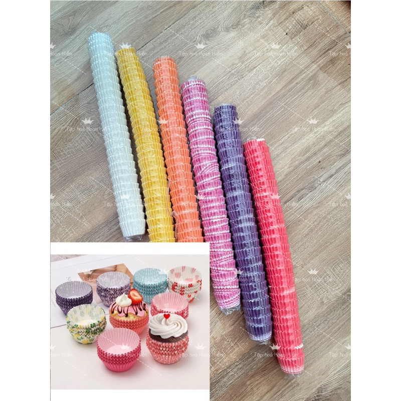 Cúp giấy nến lót bánh cup cake, socola lốc 500-1000c | Shopee Việt Nam