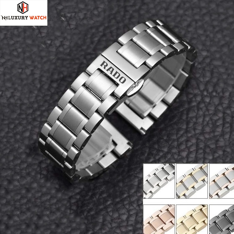 Dây đồng hồ kim loại rado nam nữ size 16,18,20,22mm | Shopee Việt Nam