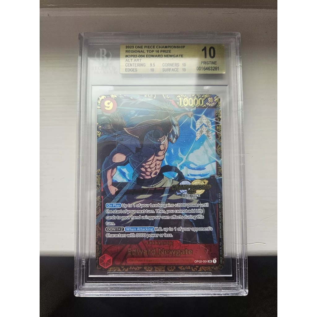 Thẻ BGS 10 Gold Label Edward Newgate Championship Regional 2023 Top 16 ...