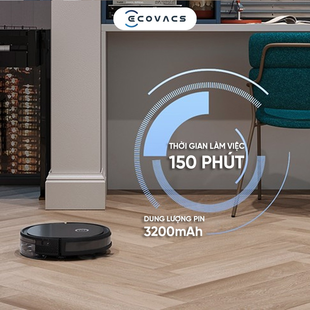 Robot hút bụi lau sàn Ecovacs U2 Pro quốc tế - Robot hút bụi Ecovacs U2 ...
