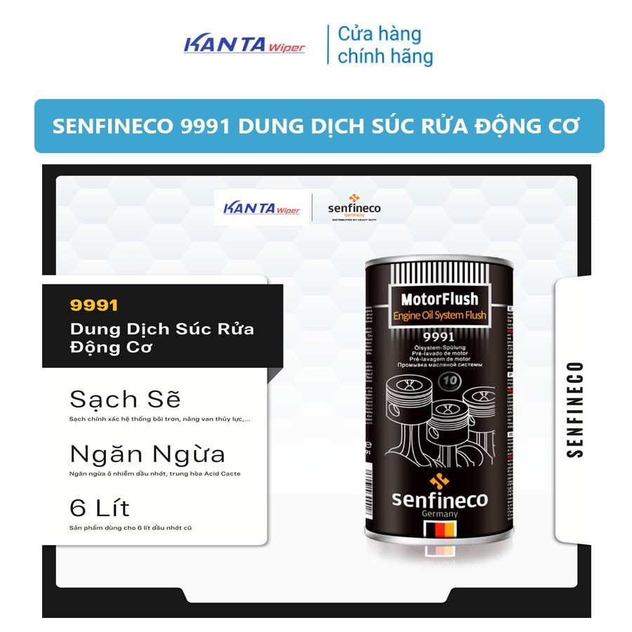 Súc Rửa Nhớt Động Cơ Senfineco 9991 Chính Hãng Của Đức - Motor Flush ...