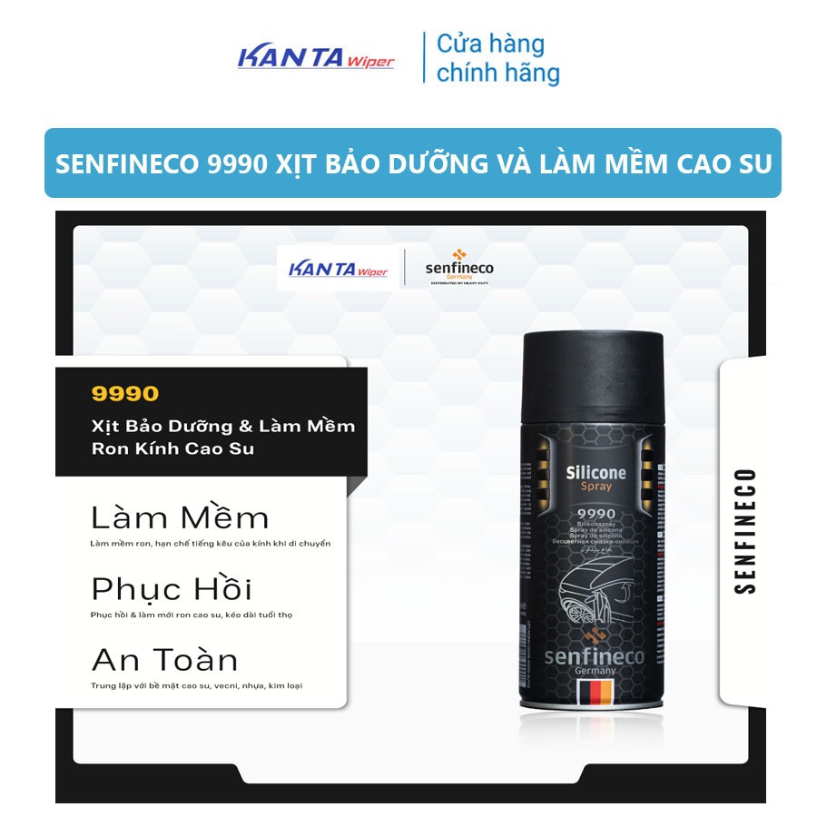 Xịt Dưỡng Cao Su Gioăng Cửa Ô Tô Senfineco 9990 Chính Hãng Của Đức dung ...