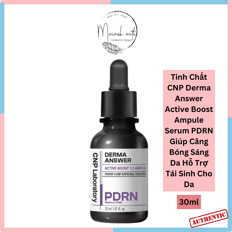 Tinh Chất PDRN CNP Derma Active Boost Serum CNP Căng Bóng, Phục Hồi Da 30ml | Shopee Việt Nam