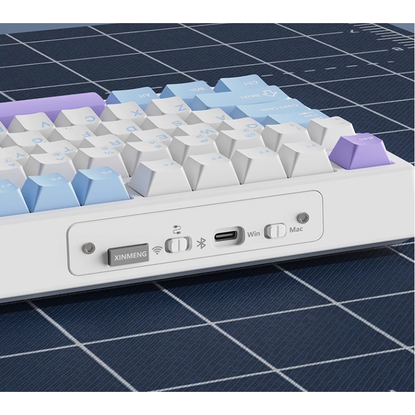 Bàn phím cơ Xinmeng X98 Pro V2 - LED RGB Cao Cấp - Hotswap 5 Pin, Lót ...