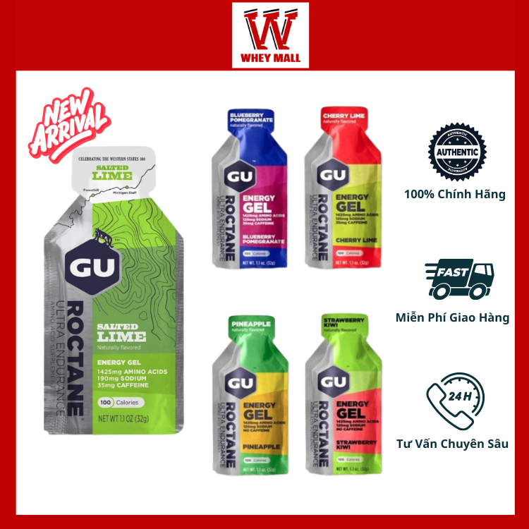 Gu fel Gel Năng Lượng Chạy Bộ Bổ Sung Năng Lượng Đạp Xe ENERGY GEL GU ...