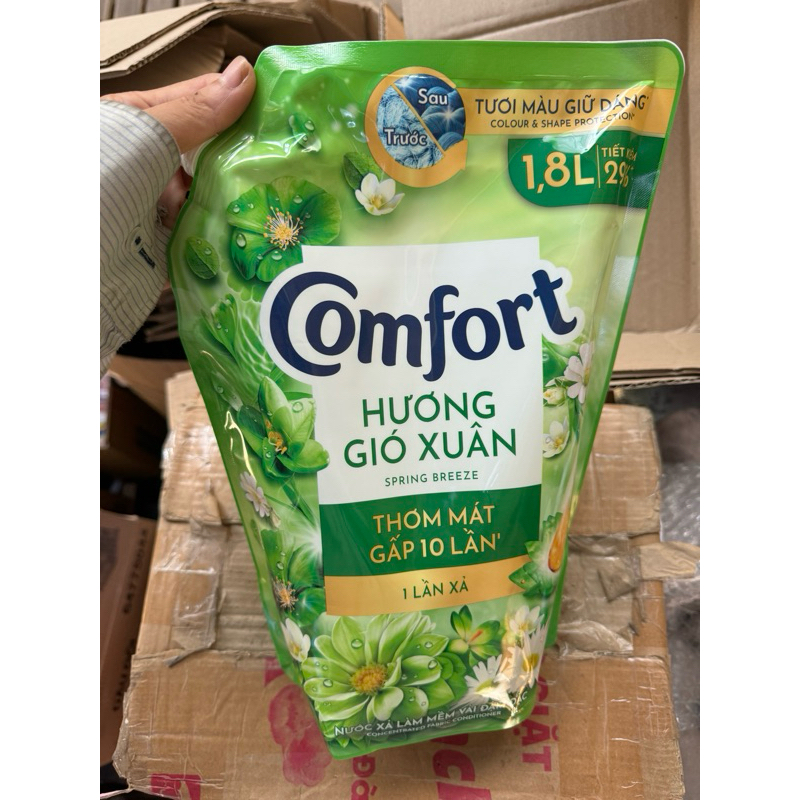 NƯỚC XẢ VẢI COMFORT 1 LẦN XẢ gió Xuân - TÚI 1.8l | Shopee Việt Nam