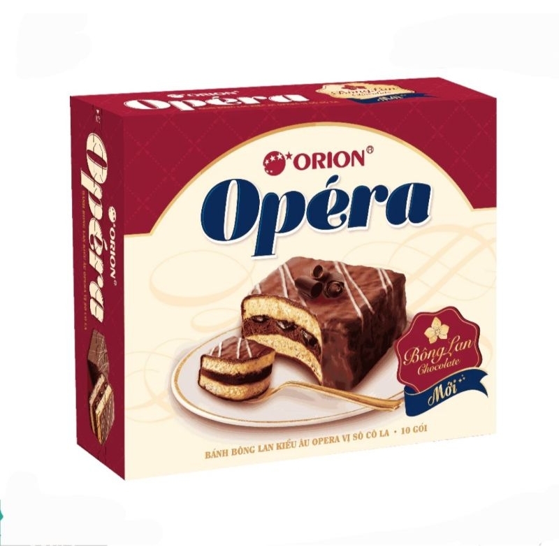 Bánh mềm Orion Opera kiểu Âu hộp 10 gói 280g | Shopee Việt Nam