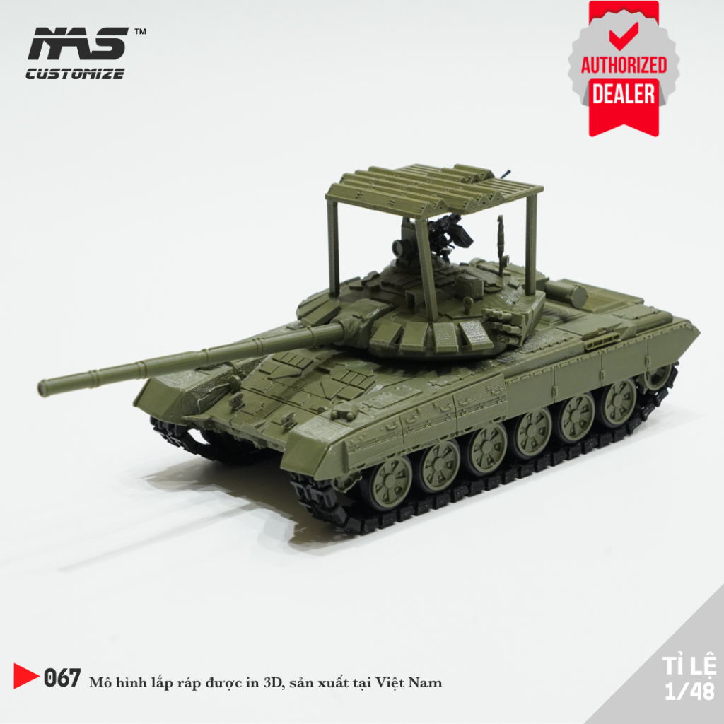 [NAS] Mô hình xe tăng Nga T-72 B3M mở rộng 1/48, Mô hình quân sự xe tăng Nga T72B3 tỉ lệ 1/48 ...