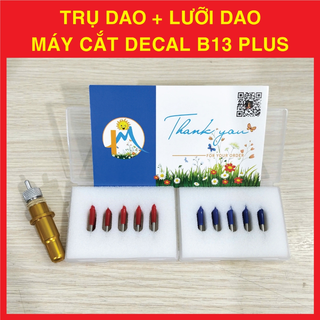 TRỤ DAO, LƯỠI DAO MÁY CẮT BẾ DECAL B13 PLUS | Shopee Việt Nam
