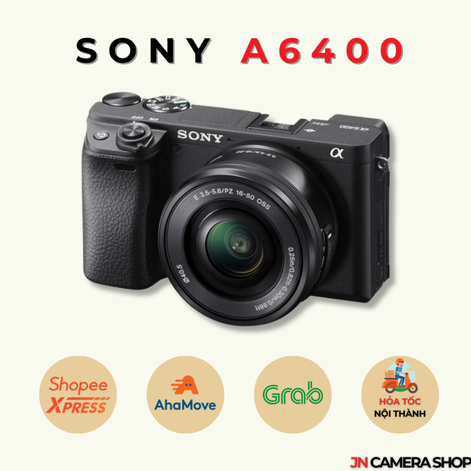 Sony A6400 kèm ống kính 16-50 f/3.5-5.6mm OSS Mirrorless nhỏ | Shopee Việt Nam