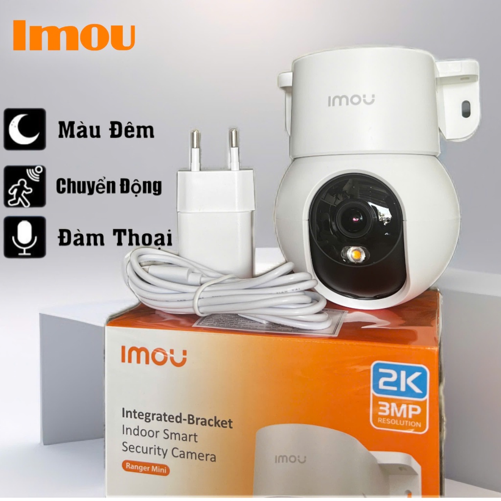 Camera iMOU Ranger Wifi IPC-K2MP-3H0WE 2K 3MP, Màu Đêm Kết Hợp Hồng ...
