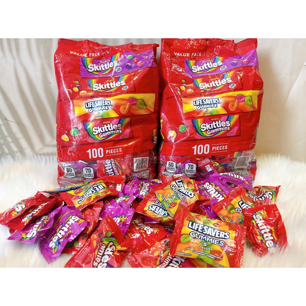[HÀNG MỸ - TÁCH LẺ] Kẹo Skittles, LifeSavers Gummies | Shopee Việt Nam