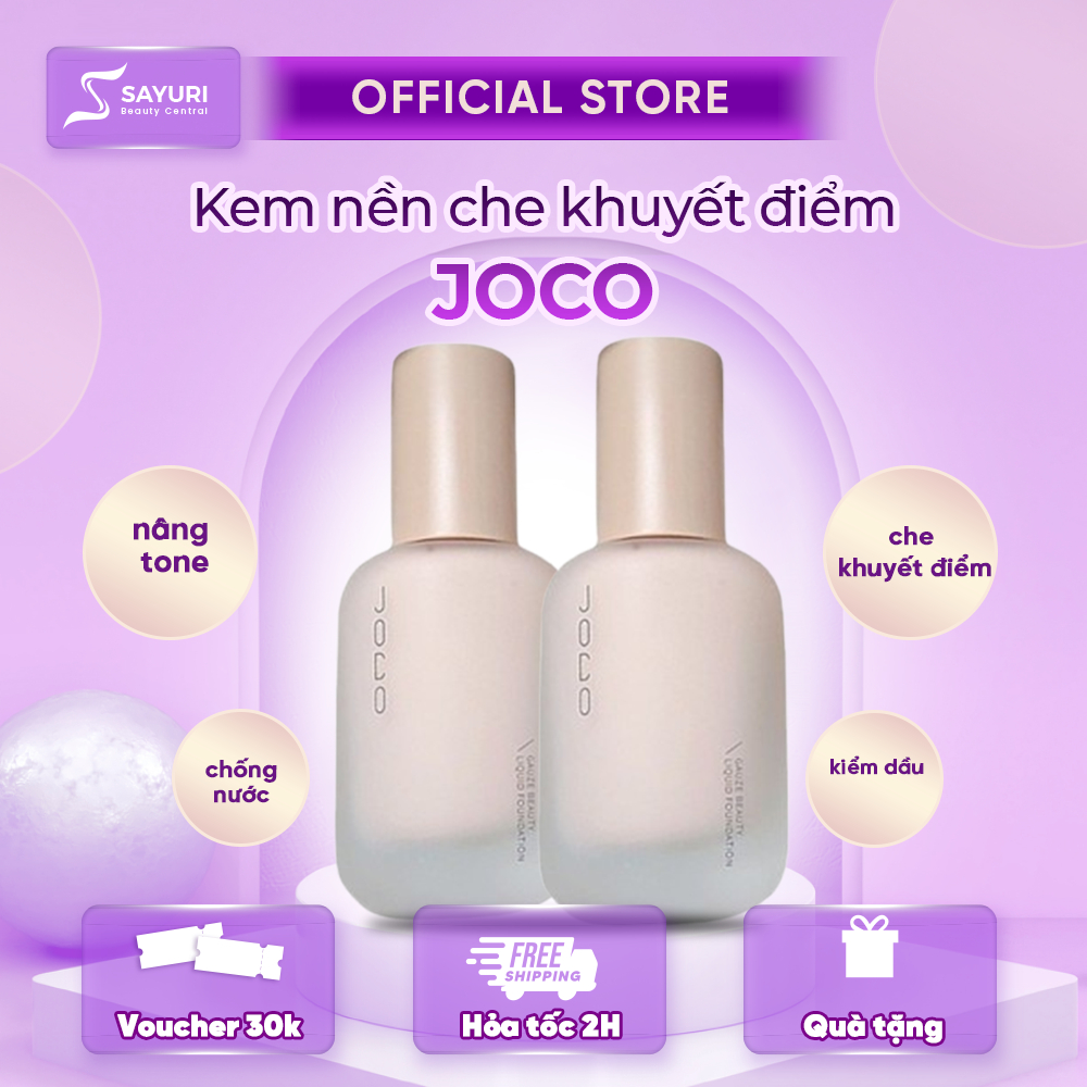 Kem Nền Dạng Lỏng JOCO - Kem Nền JOCO Dạng Lỏng Che Khuyết Điểm, Mỏng Nhẹ, Bền Màu, Chống Nước ...