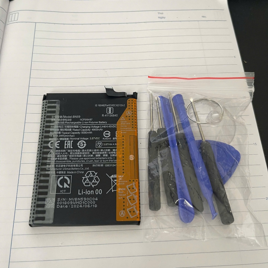 pin điện thoại xiaomi redmi note 10 4g / note 10s model BN59 | Shopee ...