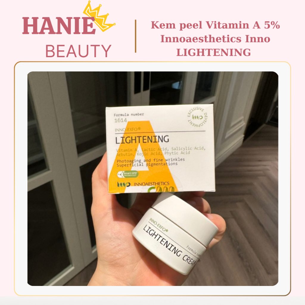 Kem peel Vitamin A 5% Innoaesthetics Inno LIGHTENING Tái Tạo Đều Màu Da ...