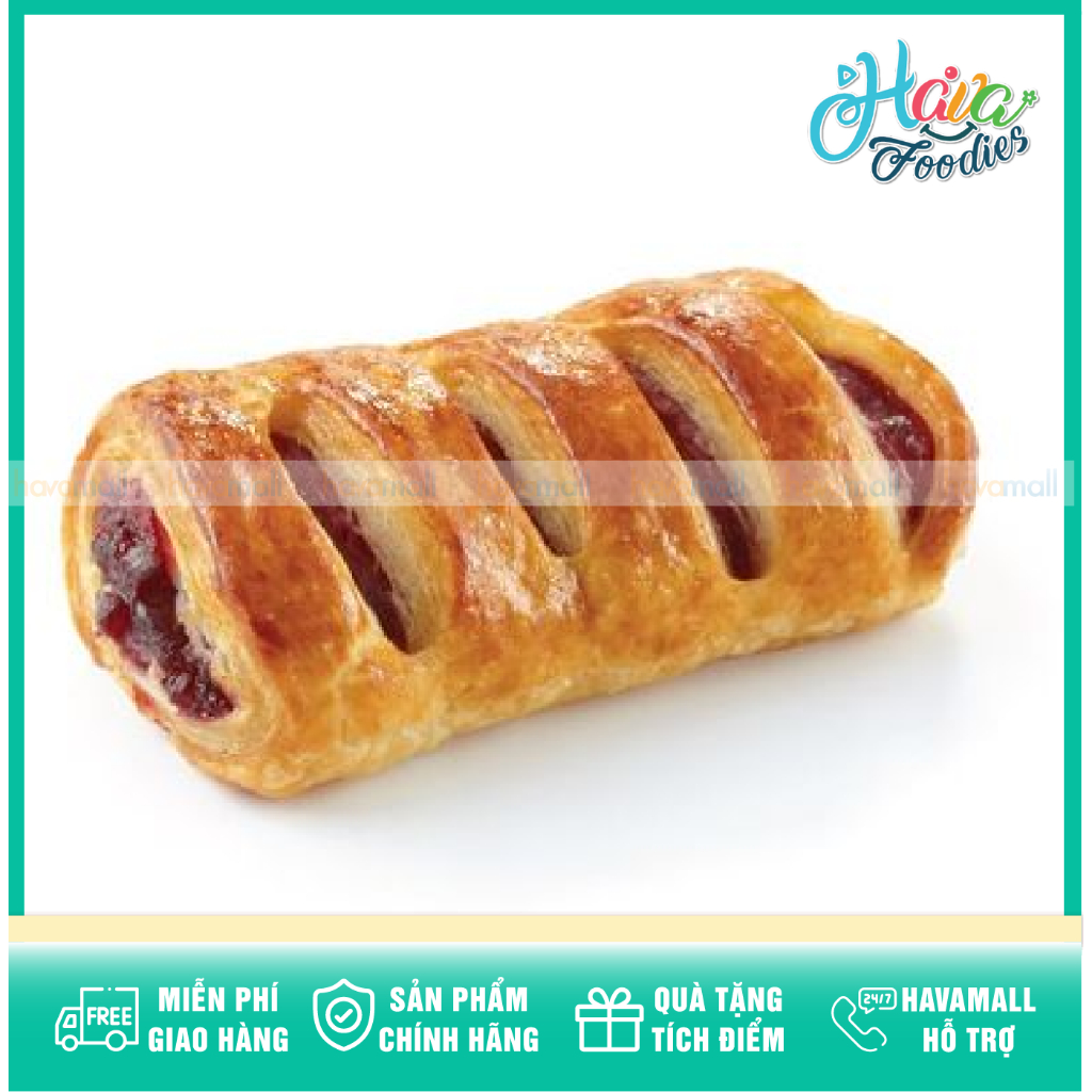 Bánh Croissant Danish Mini Nhân Mứt Dâu Đông Lạnh 350g (10x35g ...