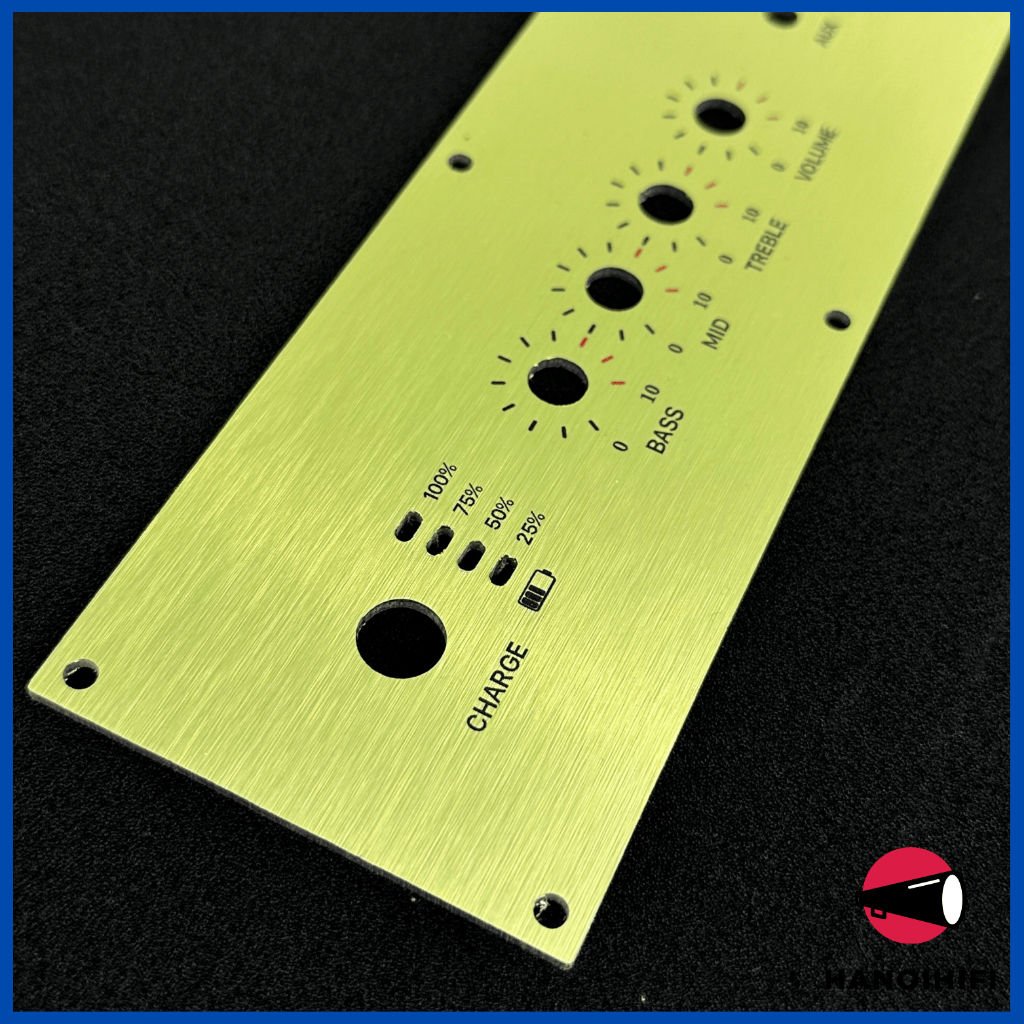 Mặt control ALU xước cho mạch Whuzhi audio ZK-502T,ZK-302T,ZK-152, KRC ...