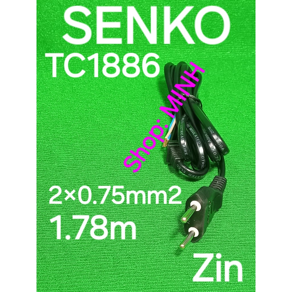 Dây nguồn quạt Senko TC1886 zin (B5) – dây nguồn B5, dây điện nguồn 2x0 ...
