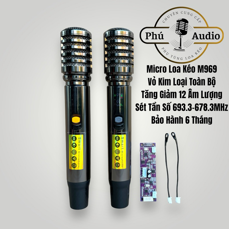 Micro Loa Kéo M969 Vỏ Kim Loại Cao Cấp Mẫu Mới 2025 | Shopee Việt Nam