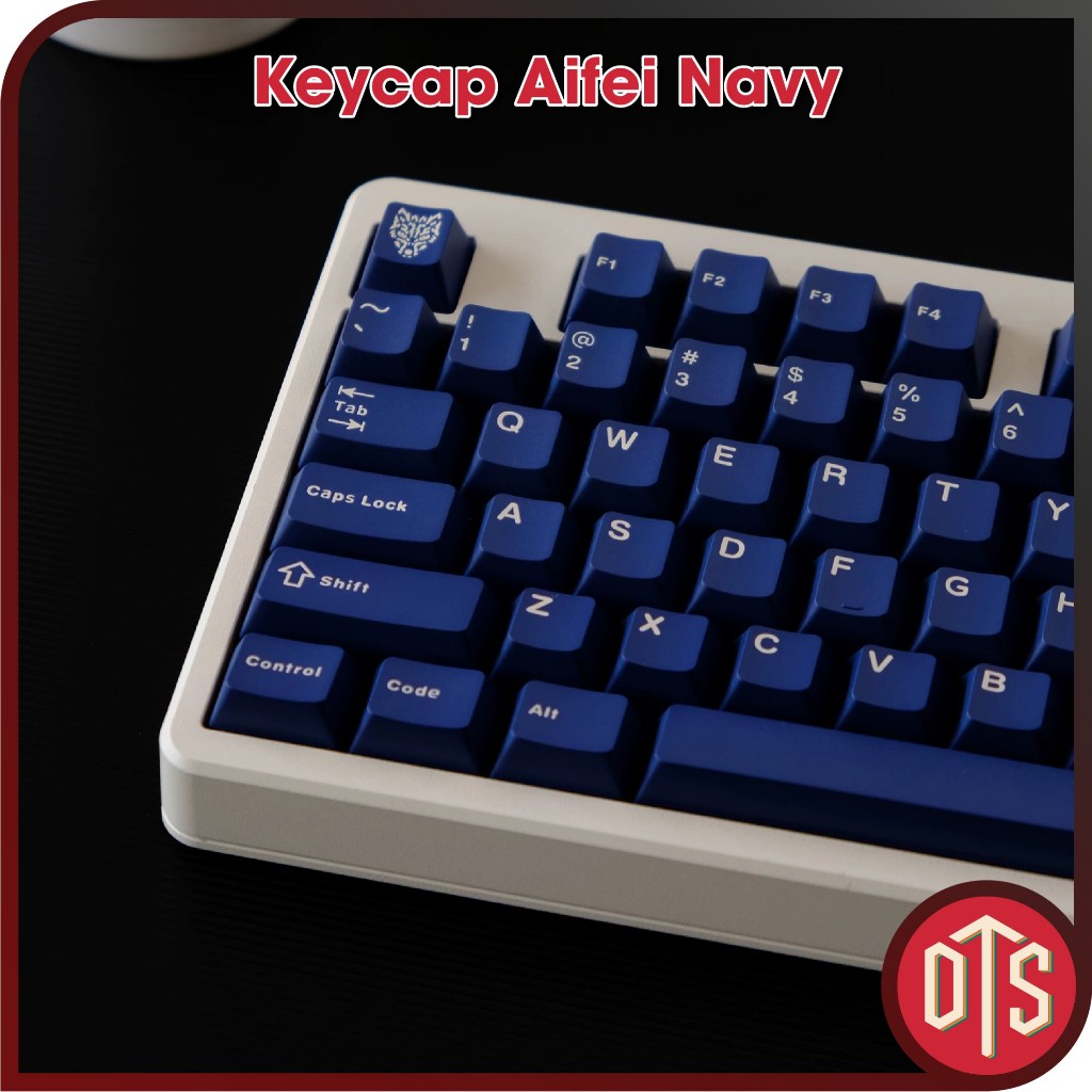 Keycap Aifei Navy ABS double-shot cherry profile | DoubleT DTS | Shopee ...
