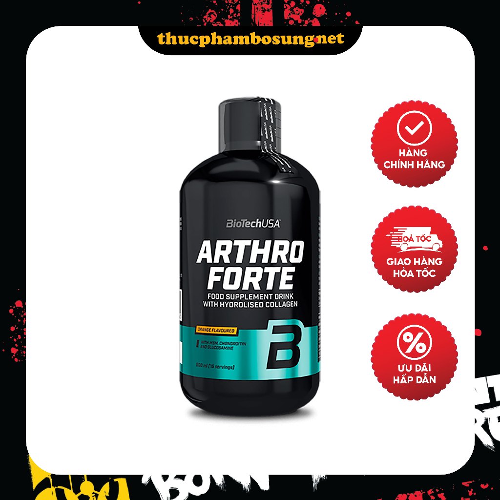 Nước Uống Hỗ Trợ Xương Khớp Arthro Forte Liquid BiotechUSA – Chai 500ml T12/2025) | Shopee Việt Nam
