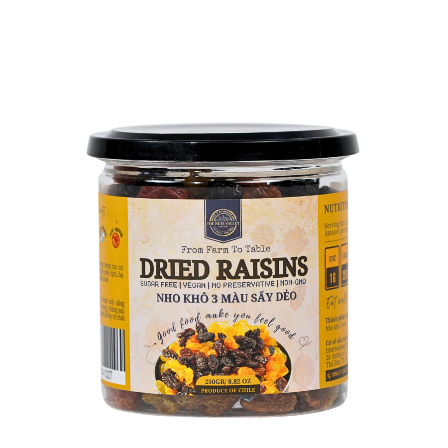 Nho Khô 3 màu - Mix Raisin The Nuts Valley | Shopee Việt Nam