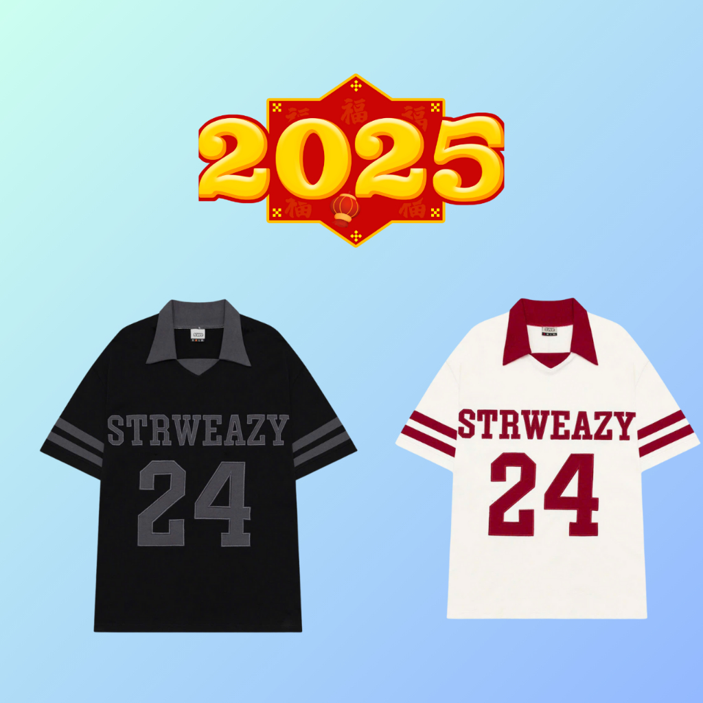 Áo Polo Swe 24 Phối Sọc Tay Hai Màu Đen/Trắng Nam Nữ ( chính hãng ...