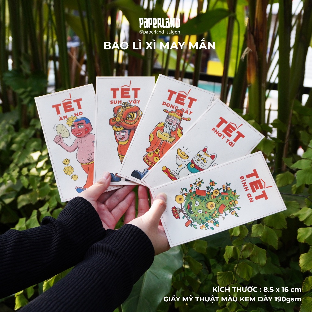BAO LÌ XÌ TẾT ẤT TỴ 2025 | Giấy siêu dày 190gsm | Paperland_saigon ...