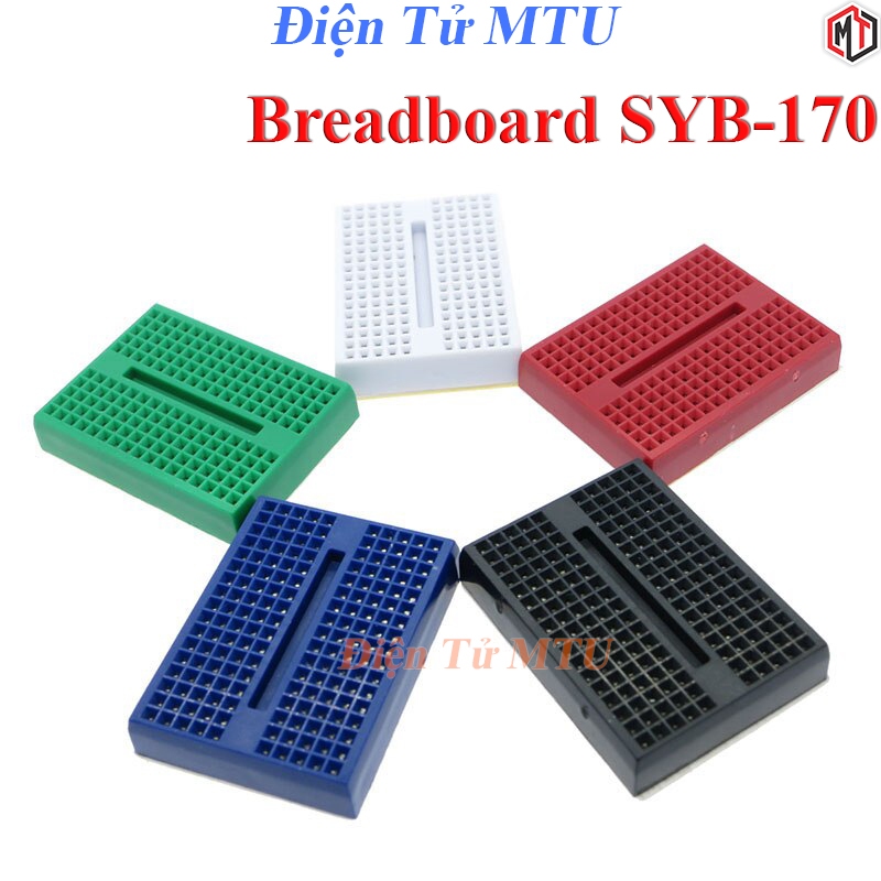 Breadboard SYB-170 Cắm Linh Kiện 170 Lỗ - (Board test, cắm linh kiện ...