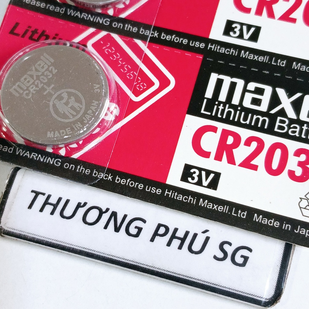 Pin Cmos 2032 Maxell Lithium Battery CR2032 - 3V | Shopee Việt Nam