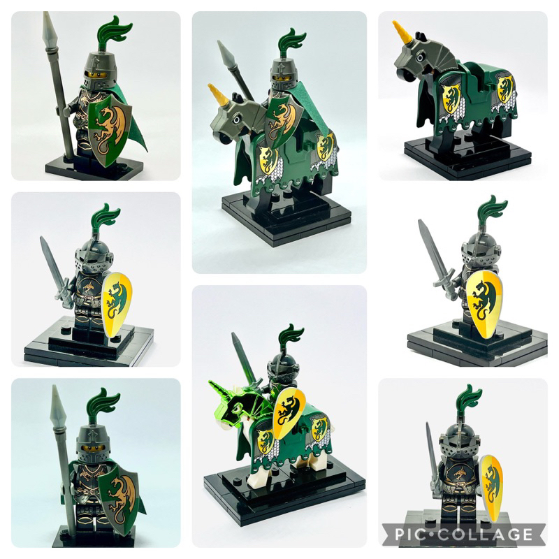 LEGO MINIFIGURES - ĐỒ CHƠI LẮP RÁP LEGO HIỆP SĨ - GREEN DRAGON KNIGHTS ...