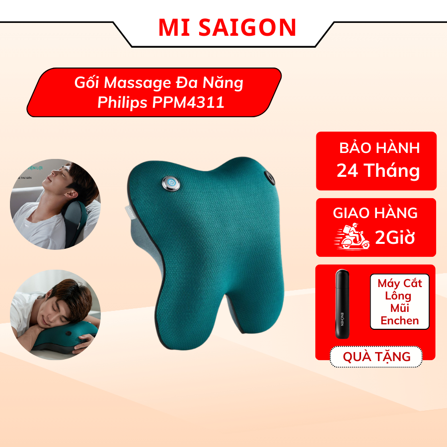 Máy Massage Lưng PHILIPS 4311 | 3111 - Bản Quốc Tế - Bảo Hành 24 Tháng ...