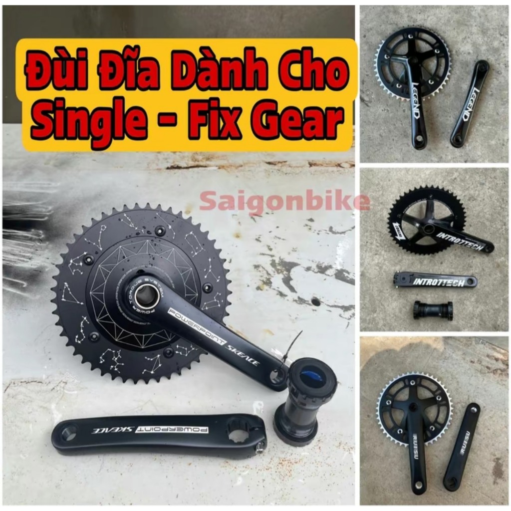 Giò đĩa (đùi dĩa) xe đạp Fixed Gear và Single Speed | Shopee Việt Nam