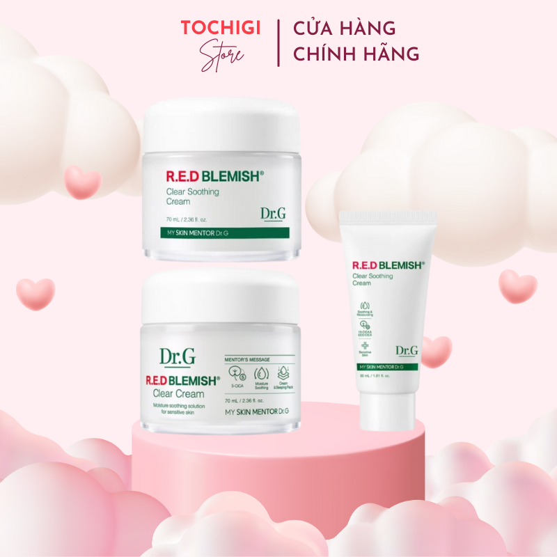 Kem dưỡng ẩm và phục hồi Dr.G/ DrG/ Drg R.E.D Blemish Clear Soothing ...