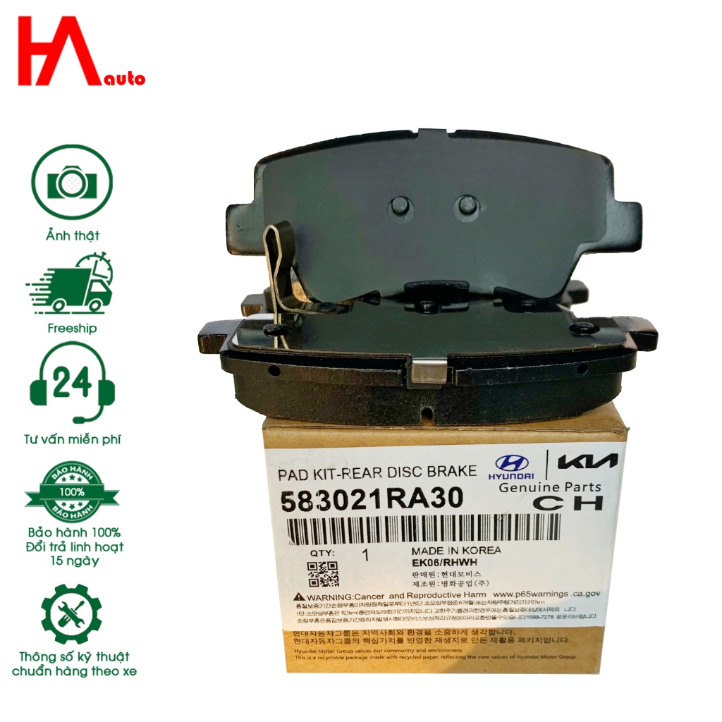 Má phanh sau Accent, Elantra, Creta, i10, Kona, Stargazer, Cerato ...