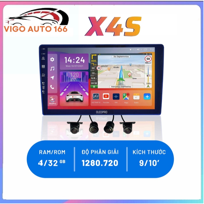 Màn hình liền camera 360 OLEDPRO X4S, cam sony 225 sắc nét, cấu hình ...