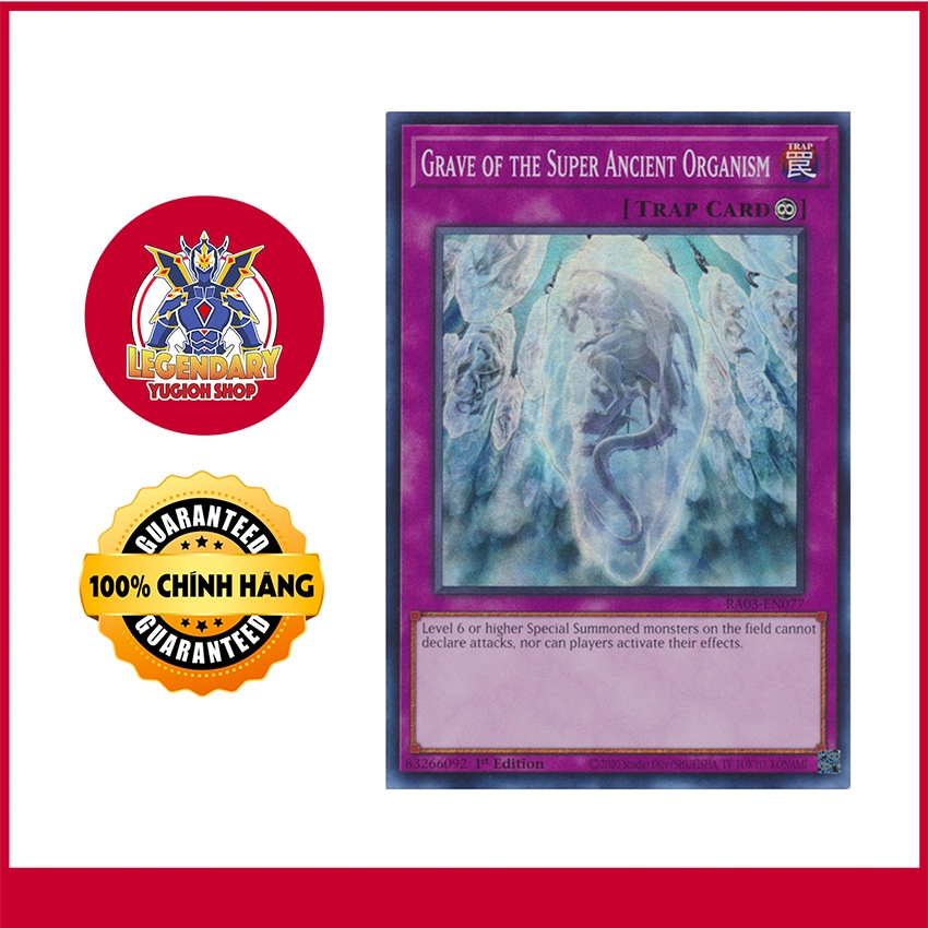 [Thẻ Bài Yugioh Chính Hãng] Grave of the Super Ancient Organism | Shopee Việt Nam