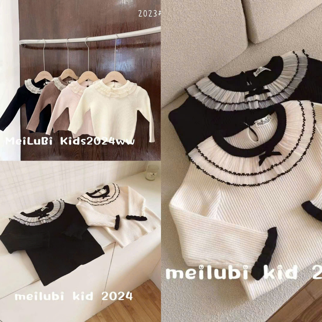 Áo len thời trang cho bé gái HK KIDS, áo len nhà Meilubi thời trang ...