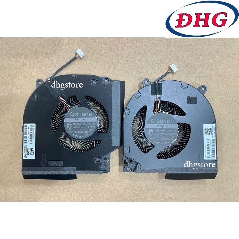 Fan quạt tản nhiệt CPU-GPU laptop HP Victus 16-R, Omen 16-DW 16-DX, TPN ...