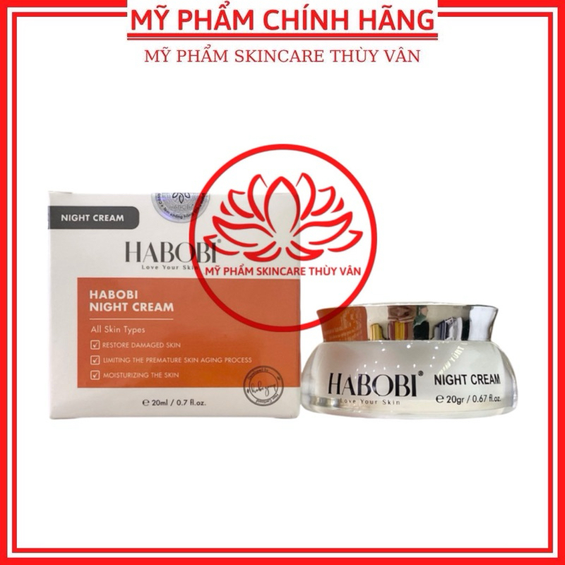 Kem Dưỡng Da Ban Đêm Chính Hãng HABOBI 20g | Shopee Việt Nam