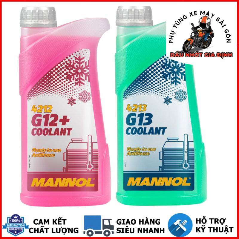 Nước mát Mannol Coolant G12+, G13 1 Lít - Nhập khẩu Đức | Shopee Việt Nam