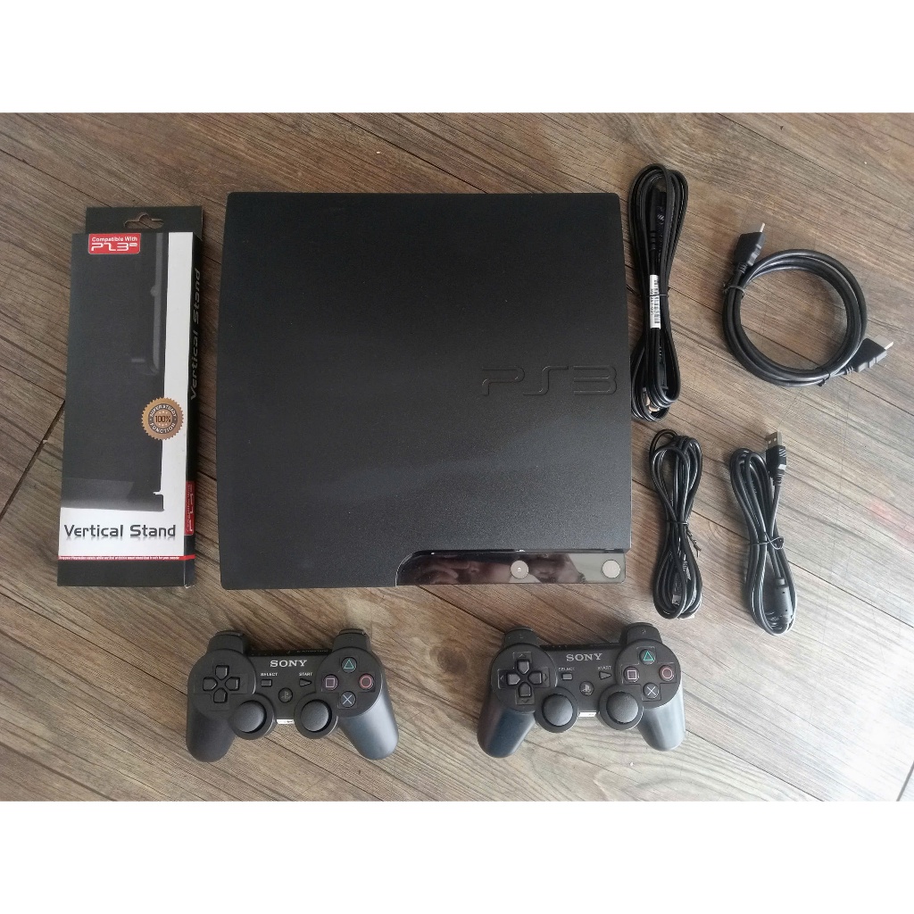 Máy game PS3 Slim 500GB + 2 tay cầm (có Pes 2026) | Shopee Việt Nam