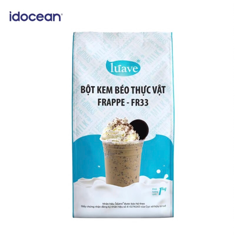 Bột Đá Xay Frappe FR33 LÚAVE 1kg ( Bột Frappe, bột mix chống tách lớp, phân tầng ) | Shopee Việt Nam
