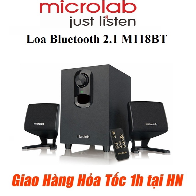 Loa Bluetooth Microlab 2.1 M118BT Kết Nối Bluetooth 5.0 - Hàng Chính Hãng BH 12 Tháng | Shopee ...