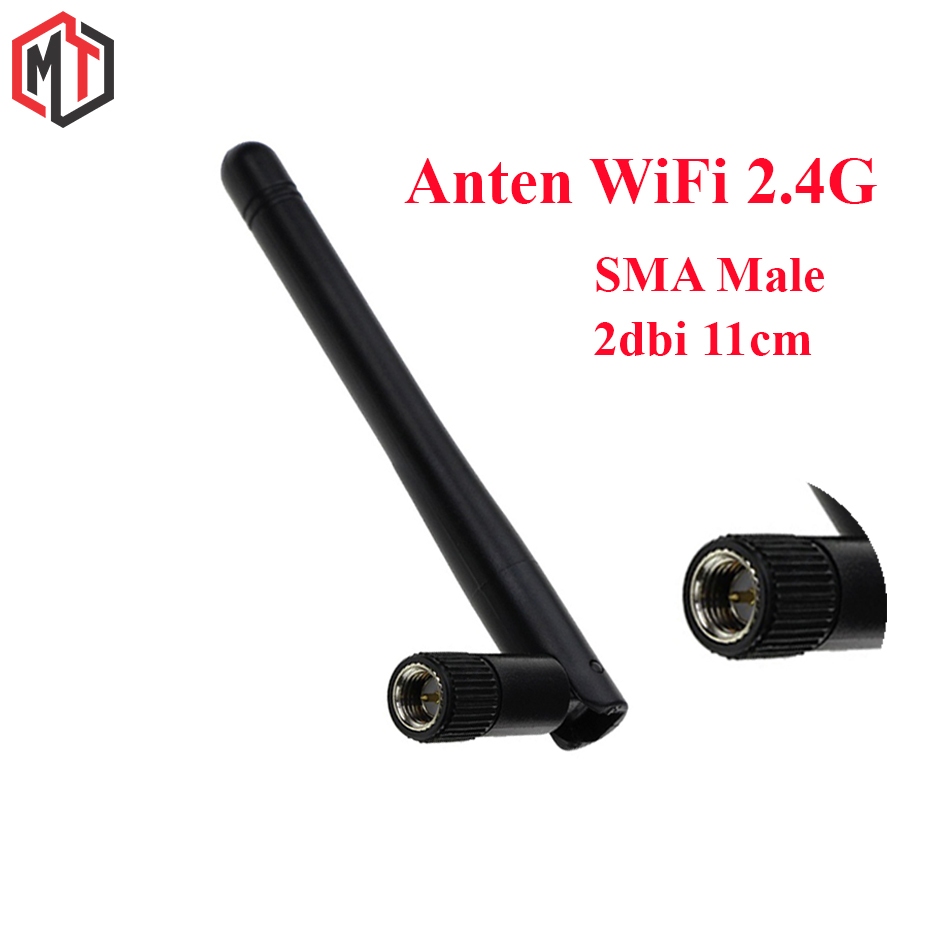 Anten 2.4 GHz 2dBi RP-SMA Male - chân SMA Đực / Cái | Shopee Việt Nam