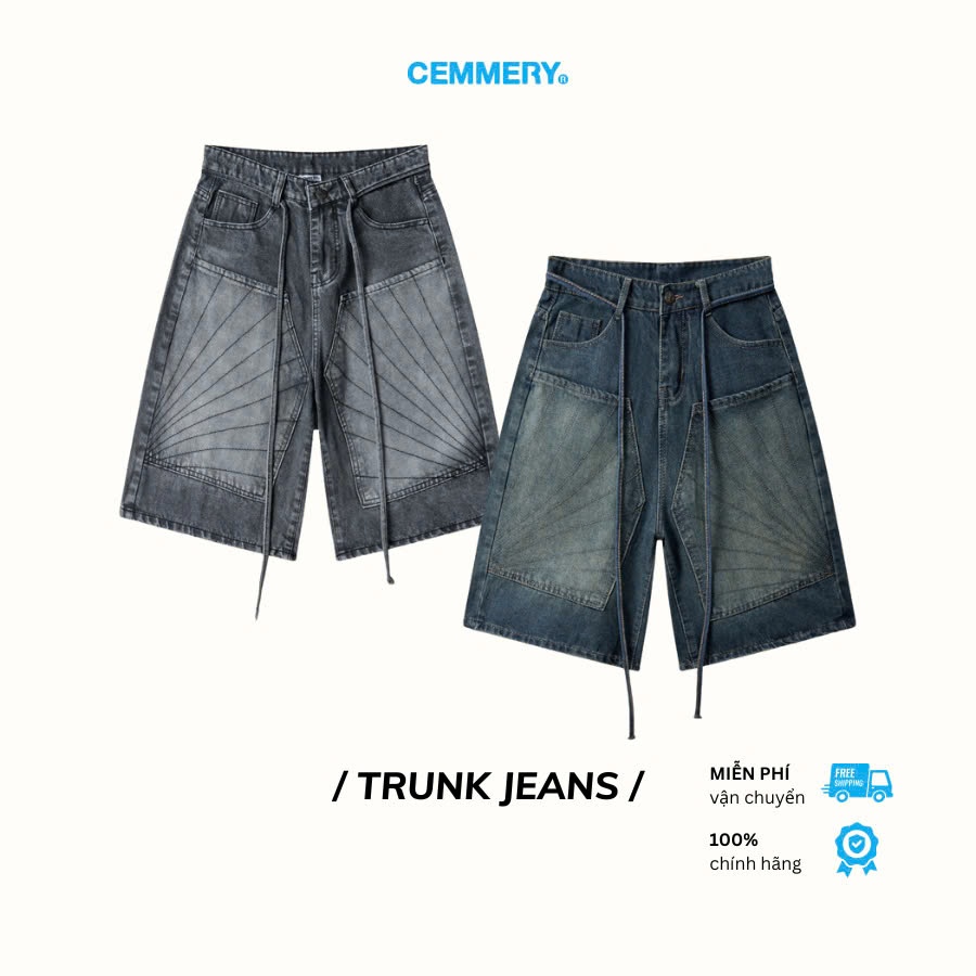 Quần Jeans CEMMERY Local Brand Chính Hãng Trunk Jeans Form Ngố Unisex 2 ...