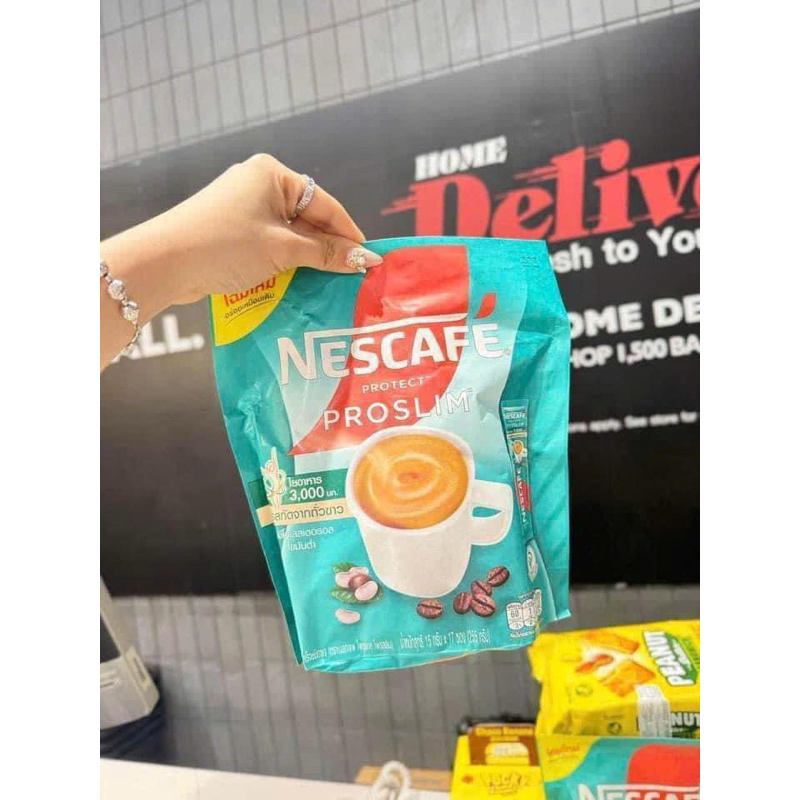 NESCAFE PROSLIM chính hãng Thái Lan túi to 17 gói | Shopee Việt Nam