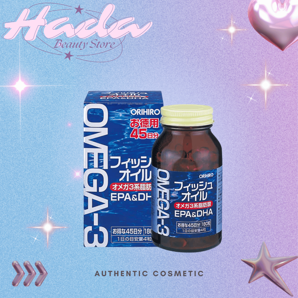 Dầu Cá Omega 3 EPA & DHA Orihiro - Hộp 180 Viên Nhật Bản | Shopee Việt Nam