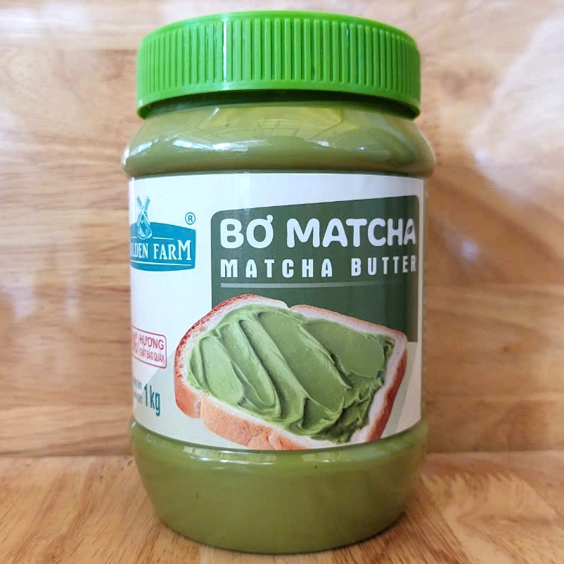 [HỘP LỚN 1 Kg] BƠ PHẾT MATCHA [VN] GOLDEN FARM Matcha Butter (HALAL ...
